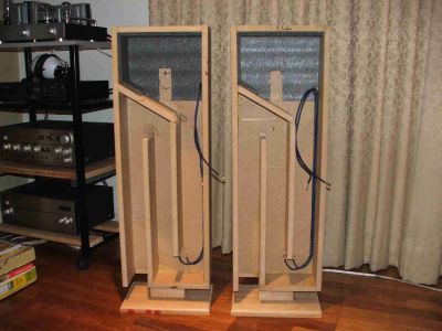 Transmission Line boxes for Jordan JX92S - DIY Audio Projects Photo Gallery