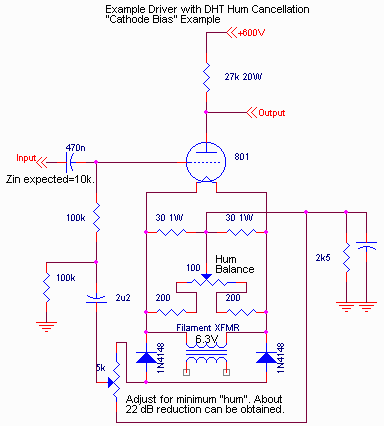 Effects of AC Heating Power Applied to Directly Heated Triodes